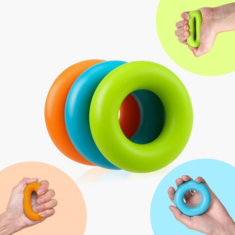 Silicone Hand Gripping Ring | Hand/Forearm Training Equipment — Flamin ...